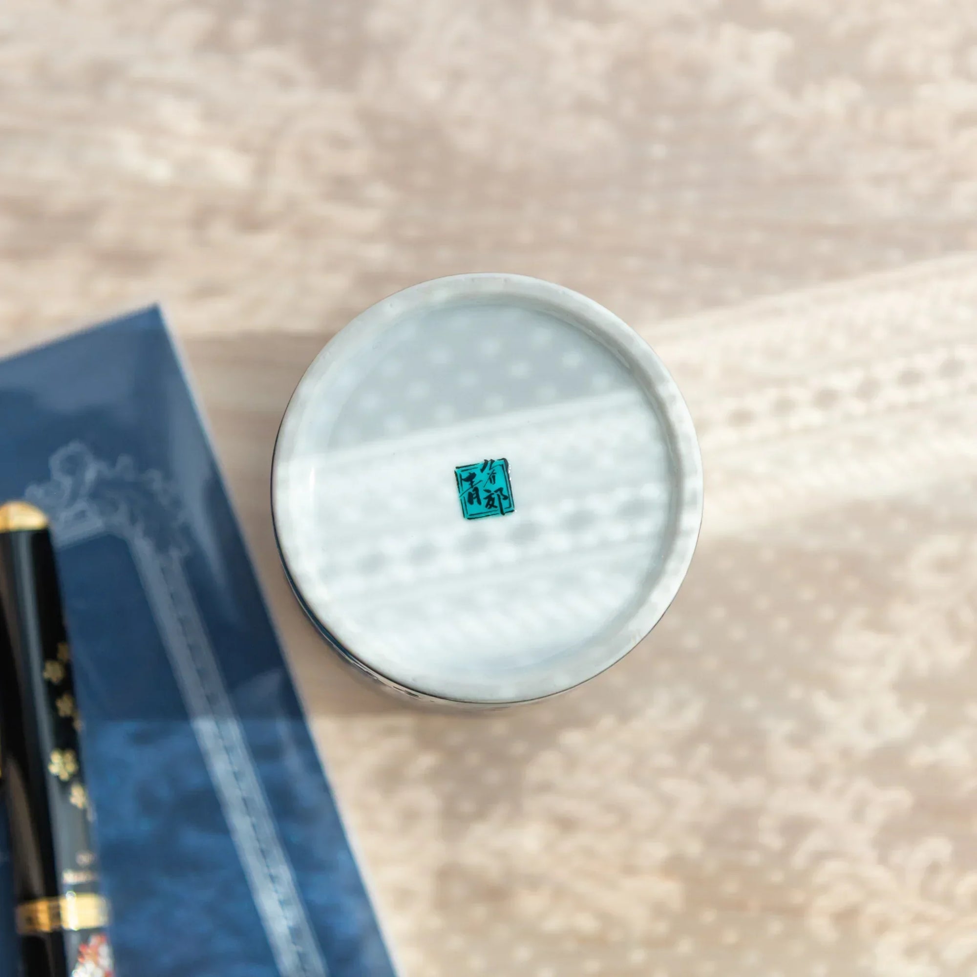 Chidori Kutani Ceramic Japanese Pen Holder | Komorebi Stationery