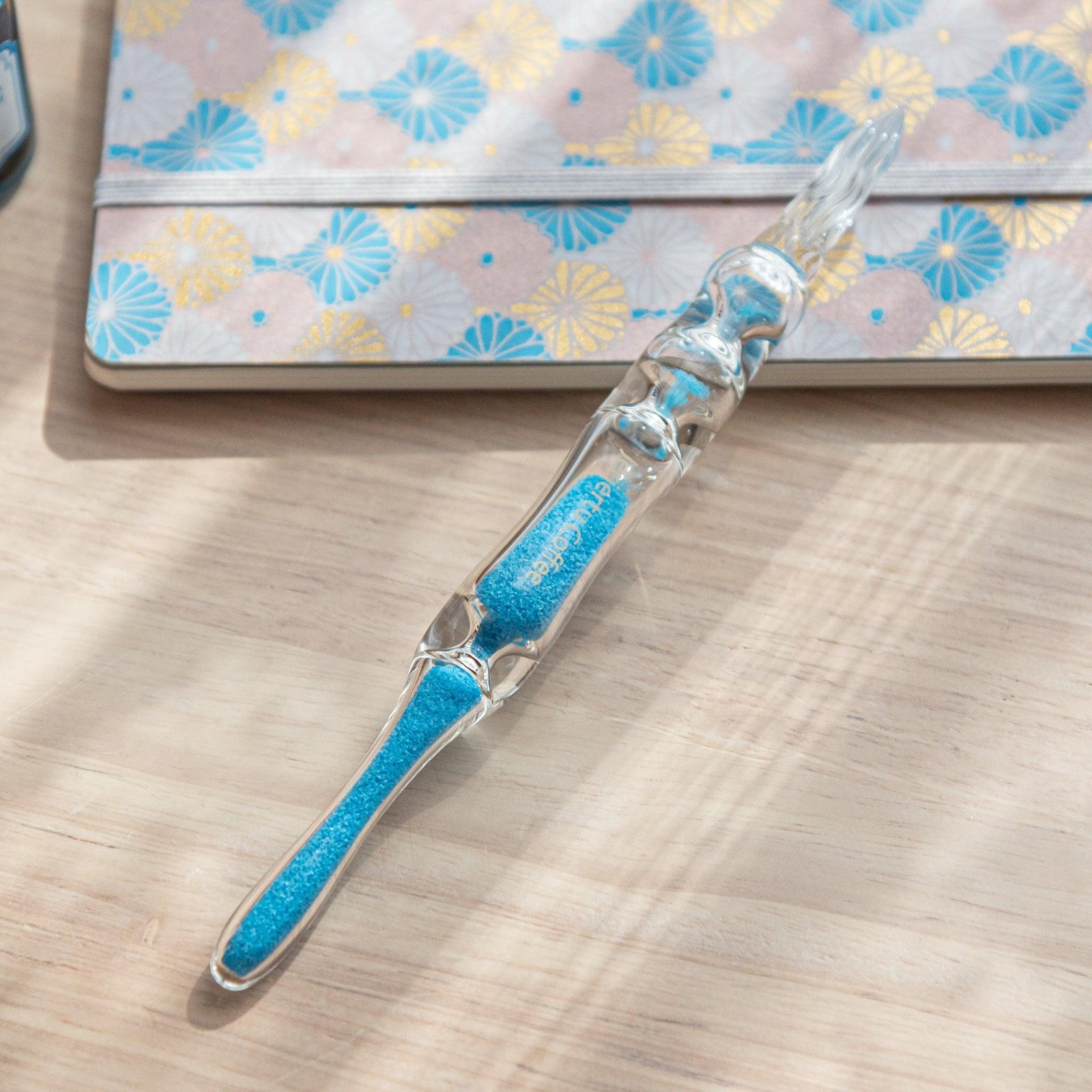 Cote d'Azur Hourglass Japanese Glass Dip Pen - Japanese Stationery Store