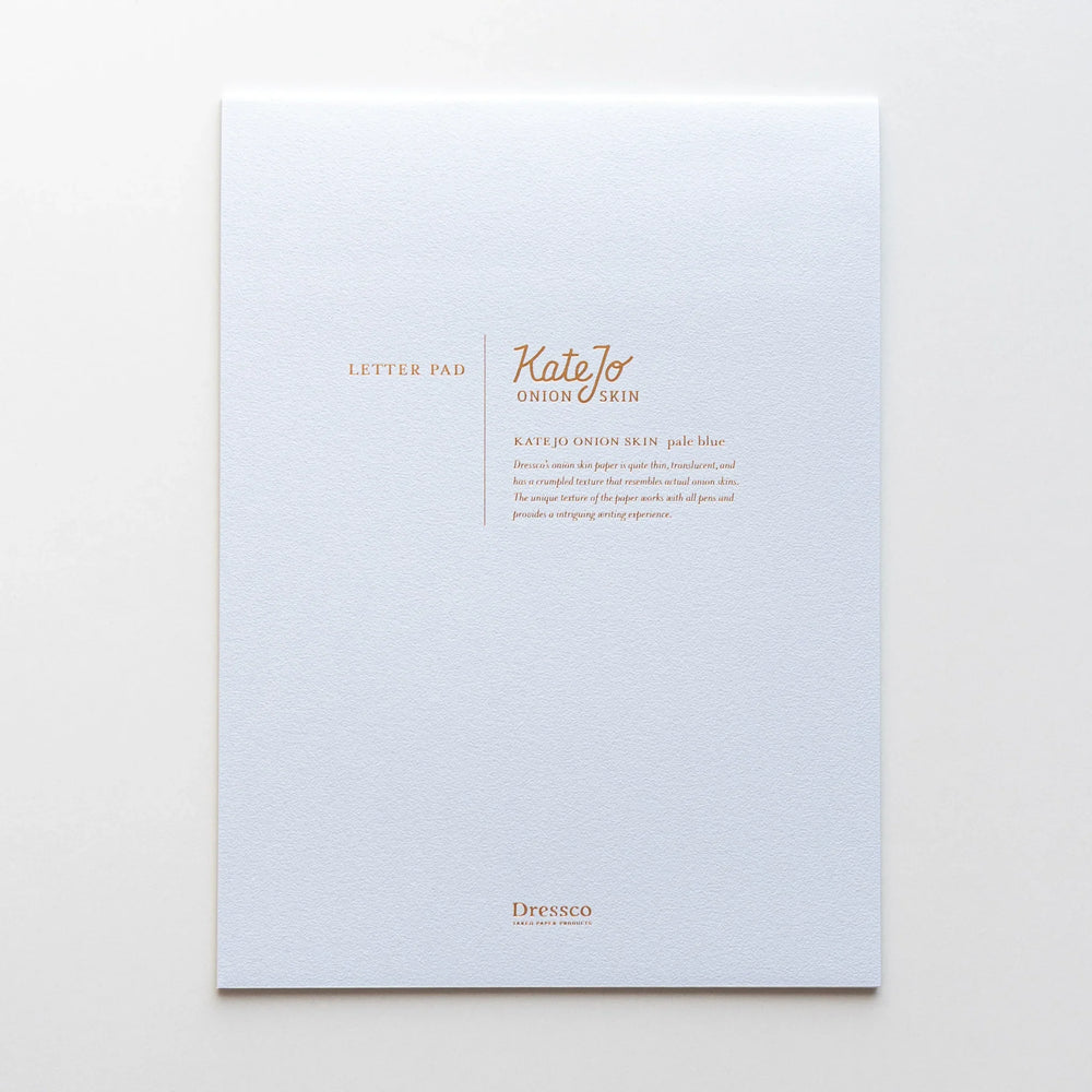 Dressco Blue Onion Skin Paper Japanese Writing Pad | Komorebi Stationery