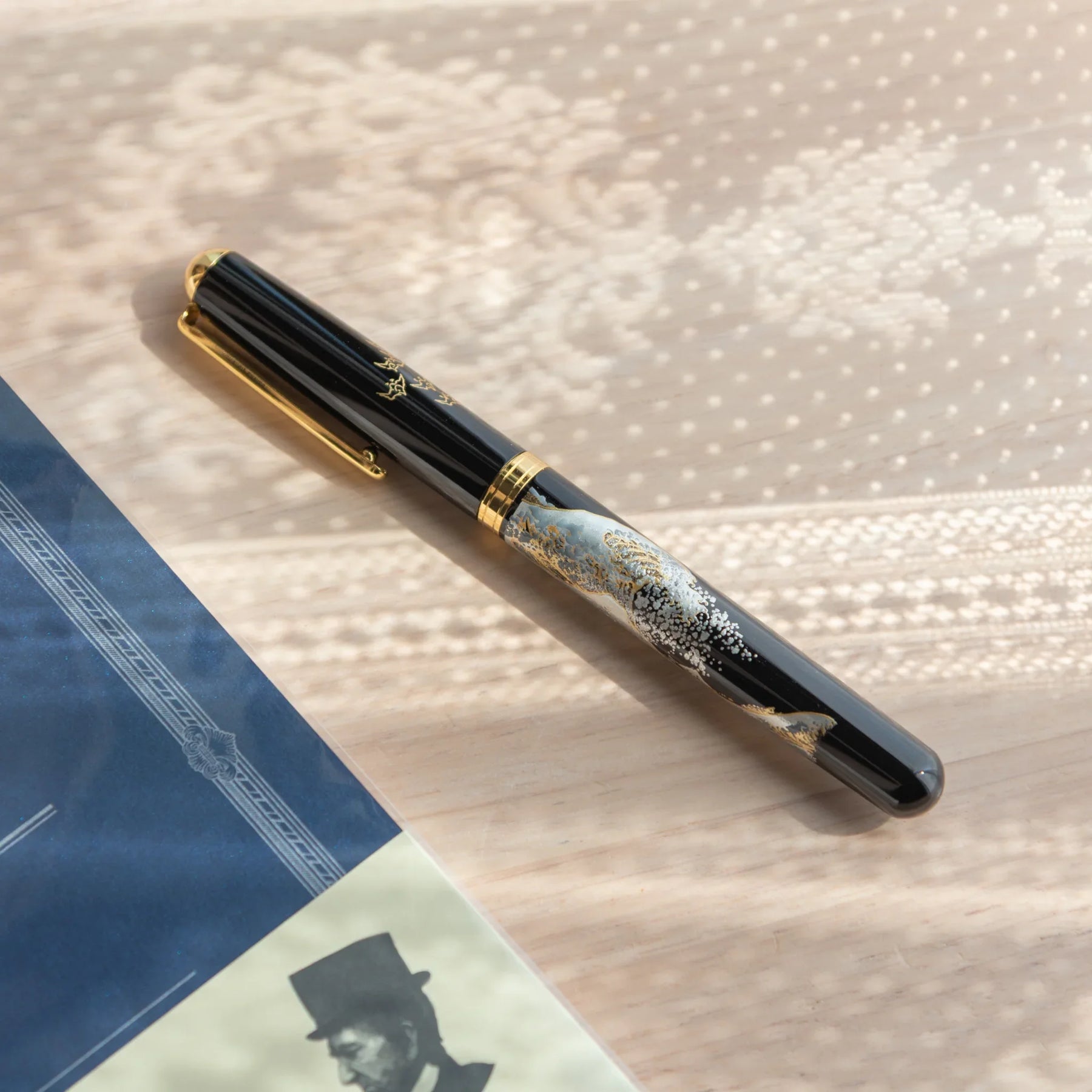 Great Wave Yamanaka Japanese Fountain Pen - Japanese Stationery Store