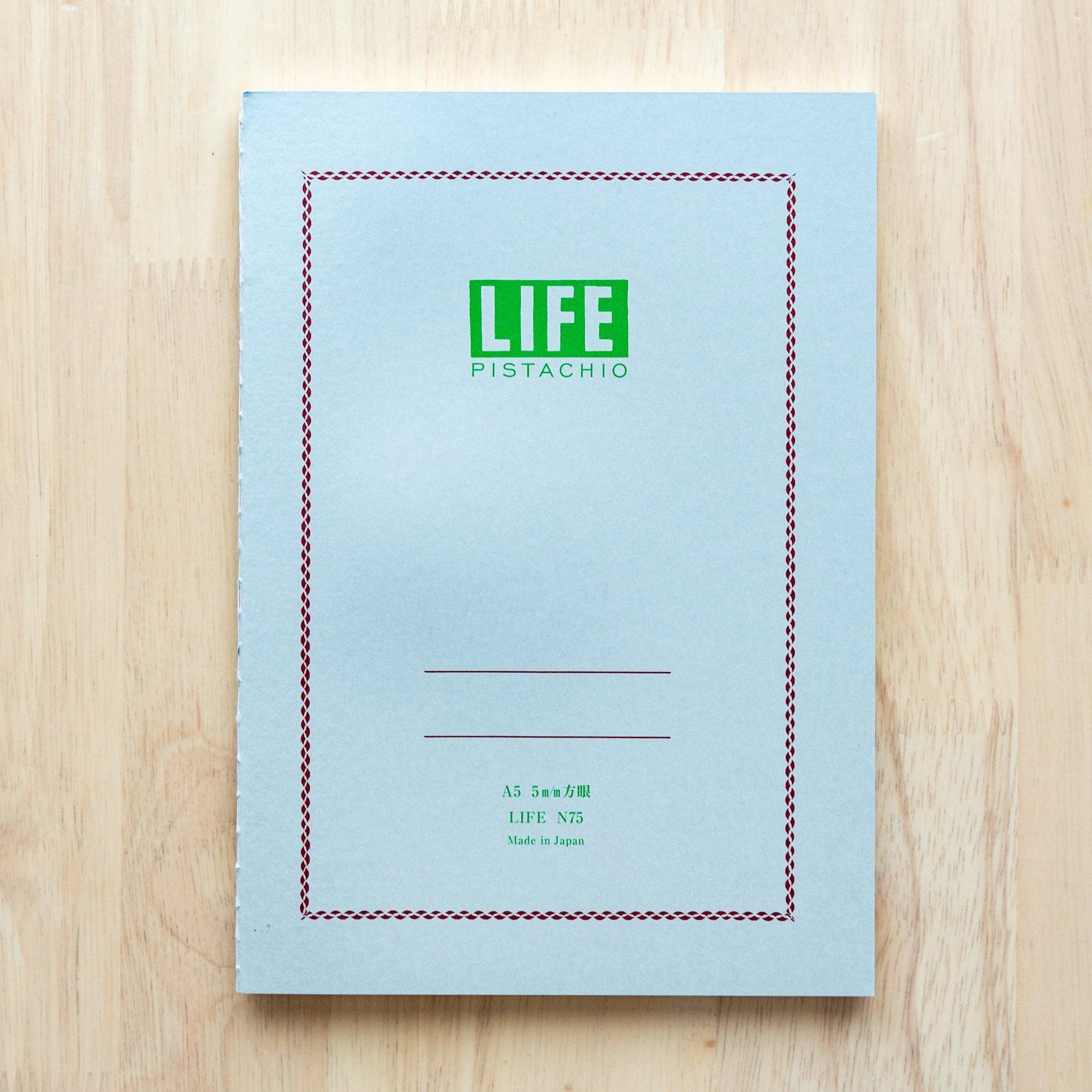 LIFE Pistachio Notebook - Premium Japanese Stationery Store | Komorebi