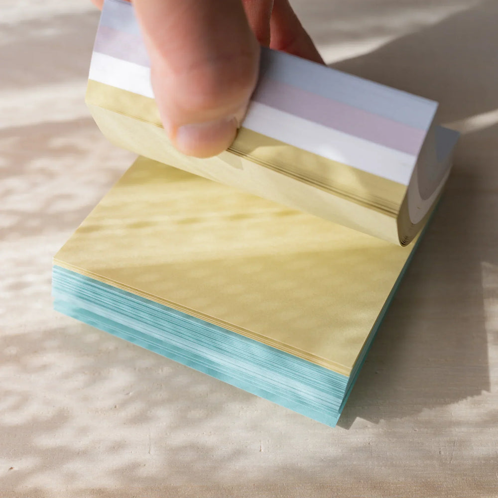 NT Rasha Paper Memo Pad (5 Colors) – Japanese Memo Pad