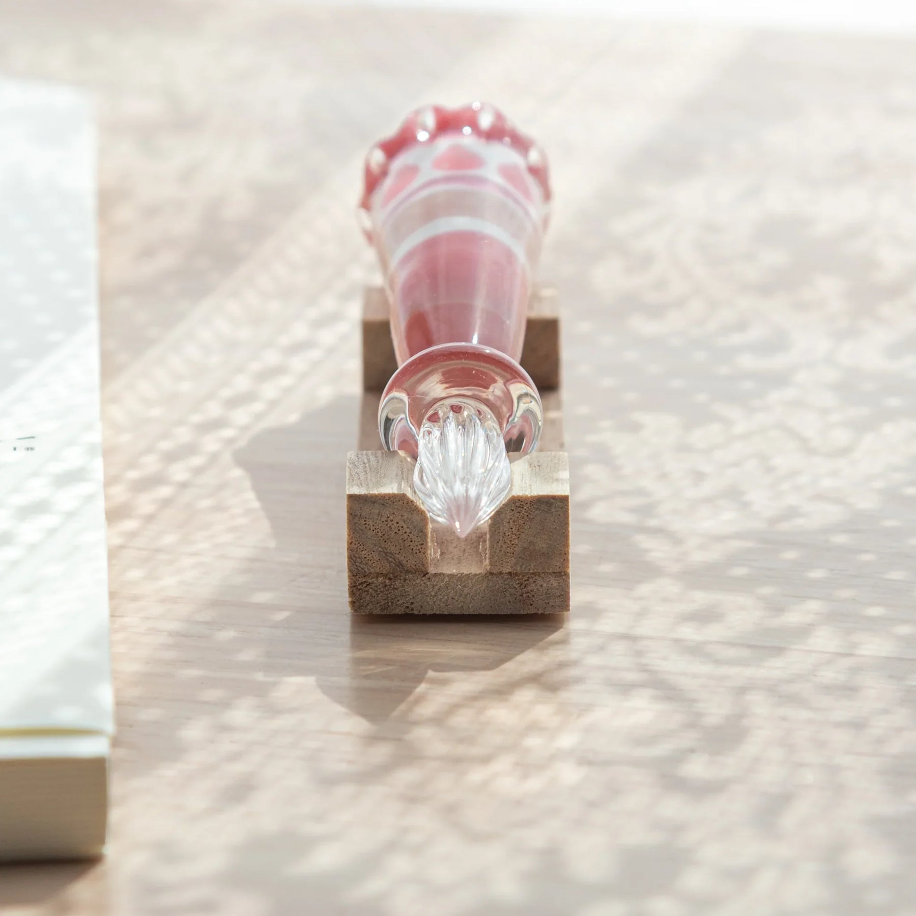 Strawberry Parfait Japanese Glass Dip Pen | Komorebi Stationery
