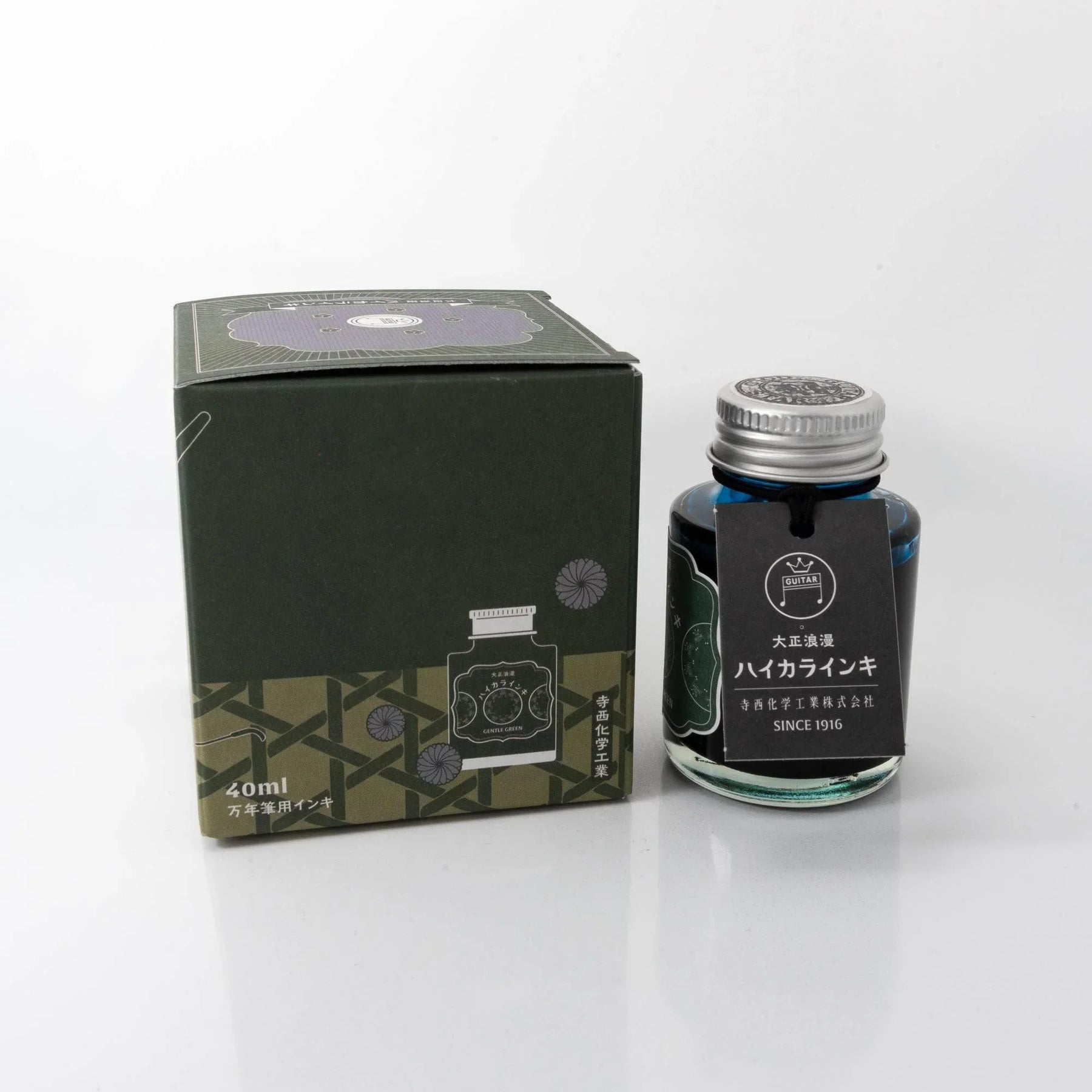 Taisho Romance Gentle Green Fountain Pen Ink - Japanese Stationery Store